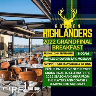IWannaTicket :: Gordon Rugby 2022 Grand Final Breakfast